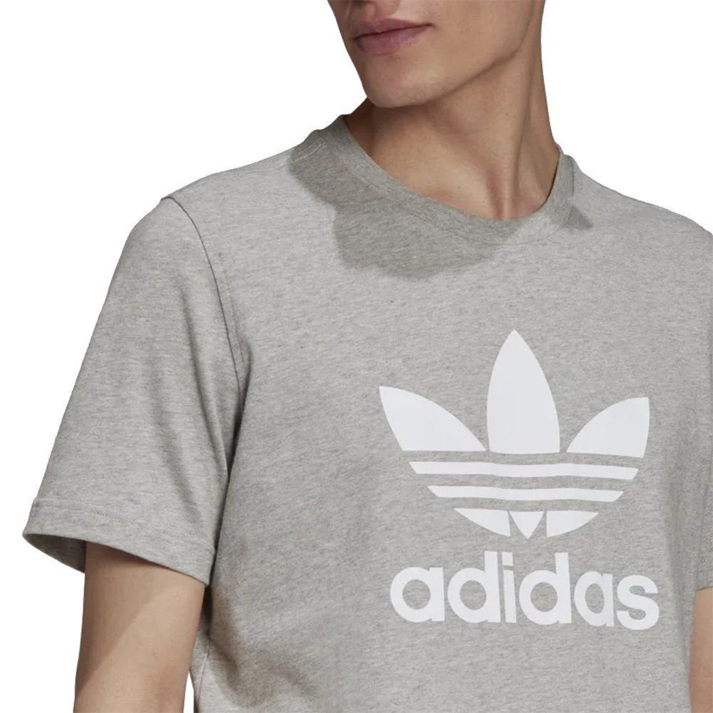 Camiseta Adidas Trefoil Masculina IA4817 Cinza