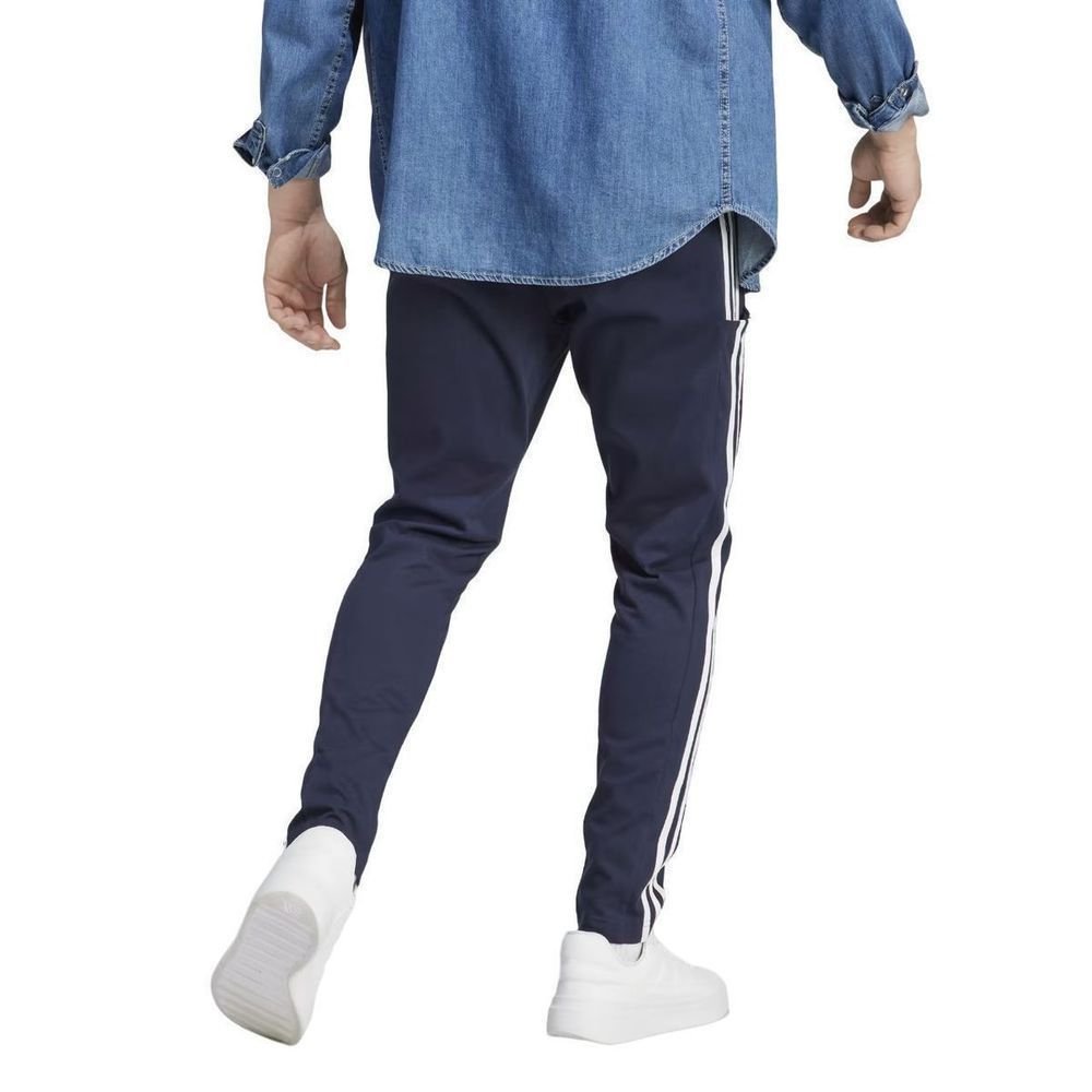 Calça Adidas Essentials Tapered Open 3-Stripes Masc IC0045 Azul