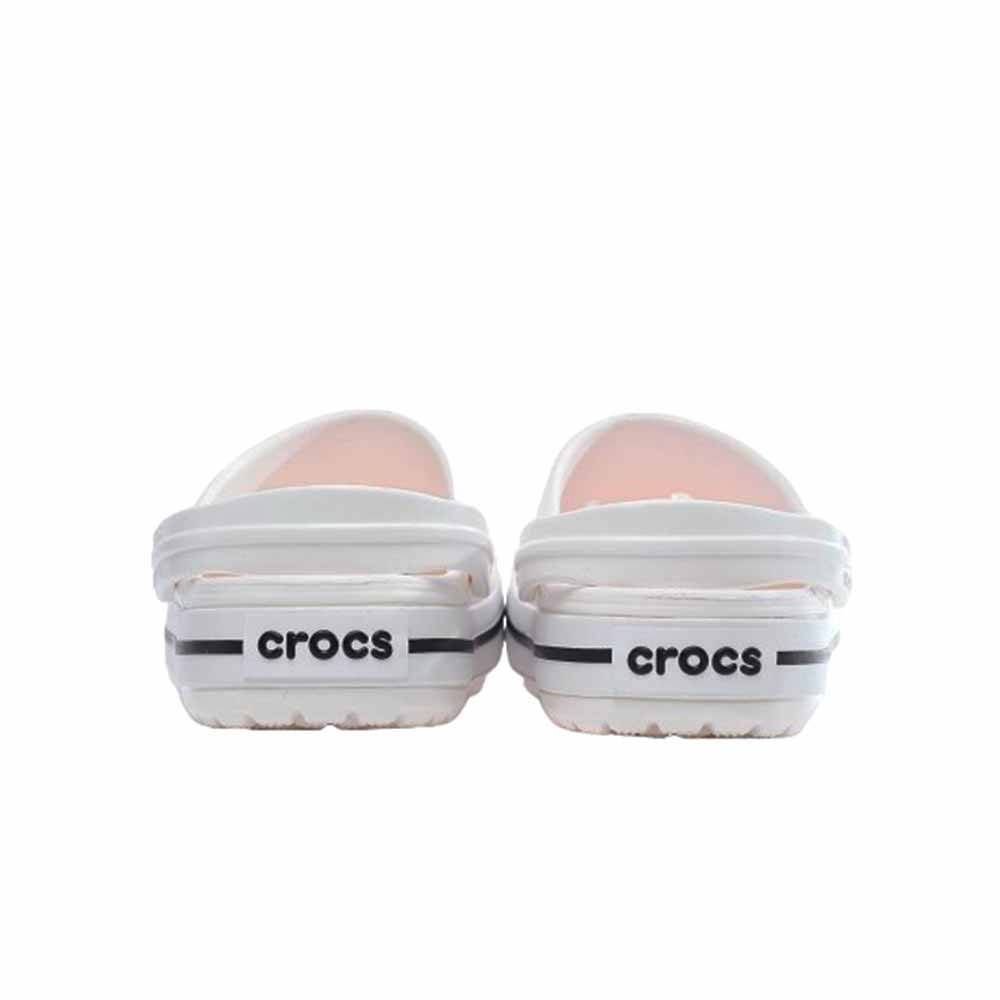 Sandália Crocs Crocband Unissex 11016-100 Branco/Preto