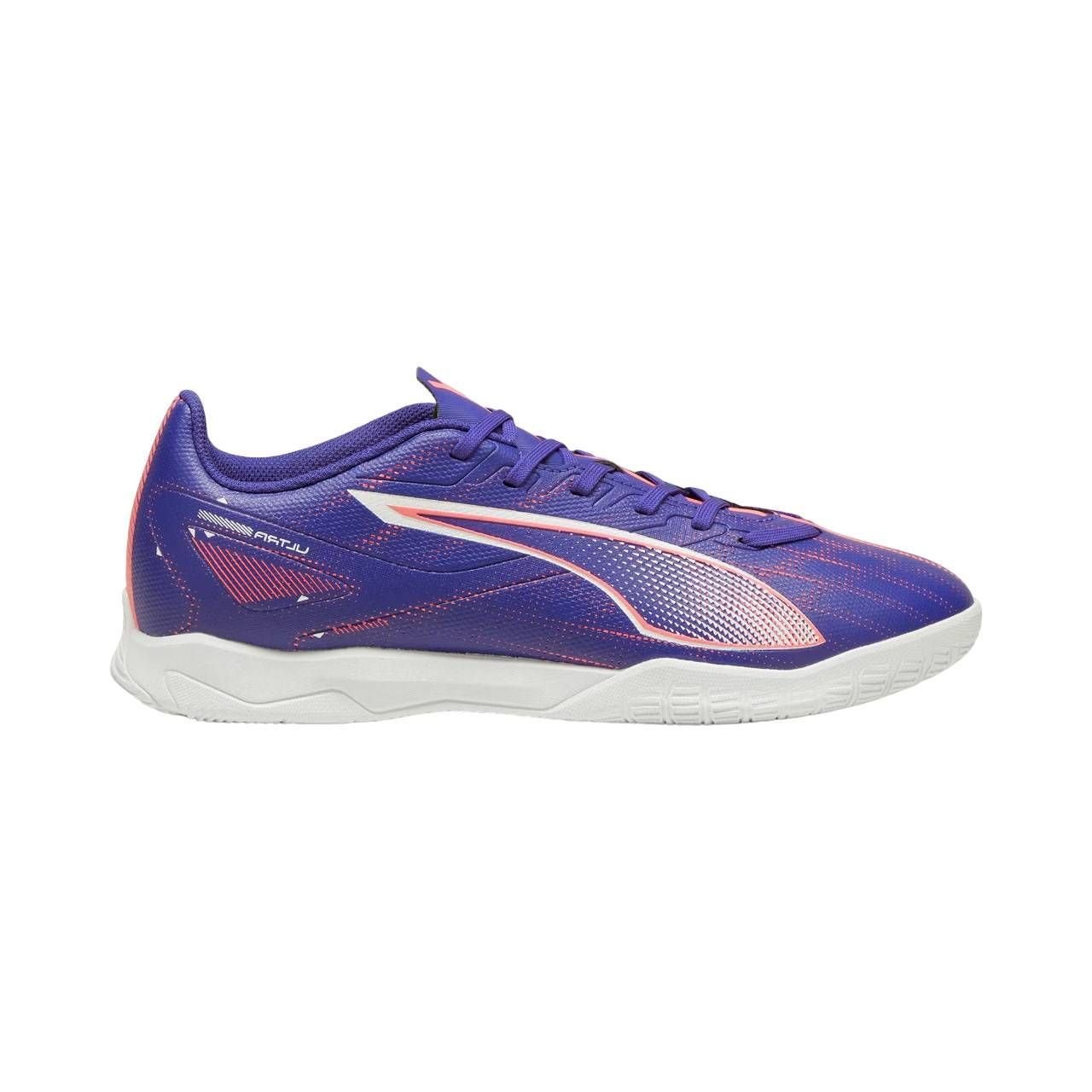 Chuteira Puma Futsal Ultra 5 Play Masculina 107907-01 Azul/Rosa