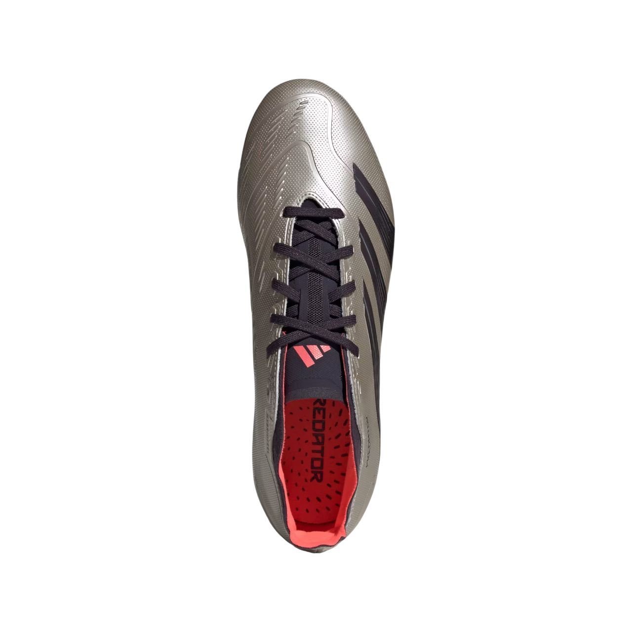 Chuteira Adidas Campo Predator 24 League Low Masc IF6349 Prata