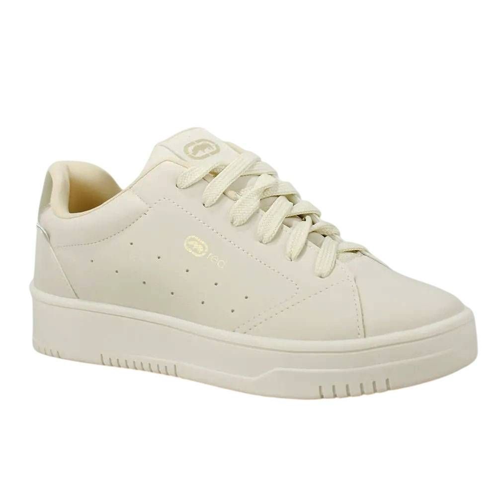 Tênis Ecko Atlanta Feminino ECATL03-17 Creme/Dourado