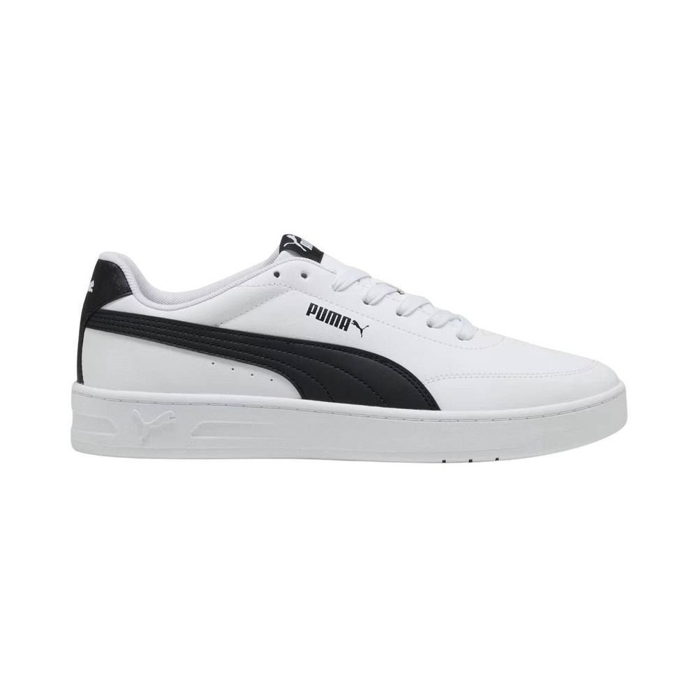 Tênis Puma Court Classic Clean Masculino 404440-01 Branco/Preto