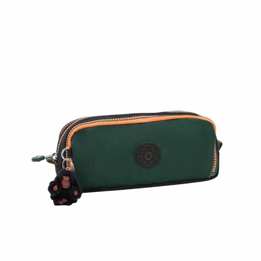 Estojo Kipling Gitroy Unissex 135648LB Verde Escuro/Preto