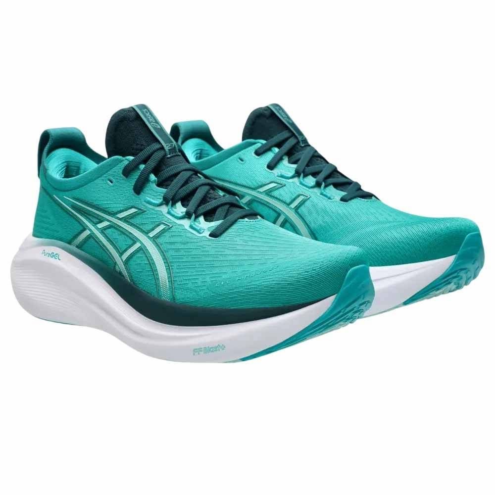 Tênis Asics Gel Nimbus 27 Masculino 1011B958-400 Verde/Verde Claro