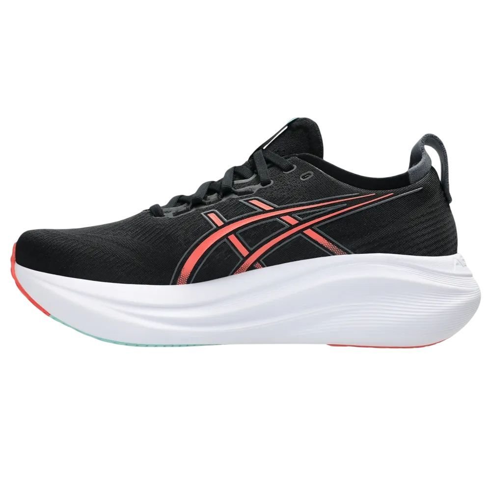 Tênis Asics Gel Nimbus 27 Masculino 1011B958-004 Preto/Coral
