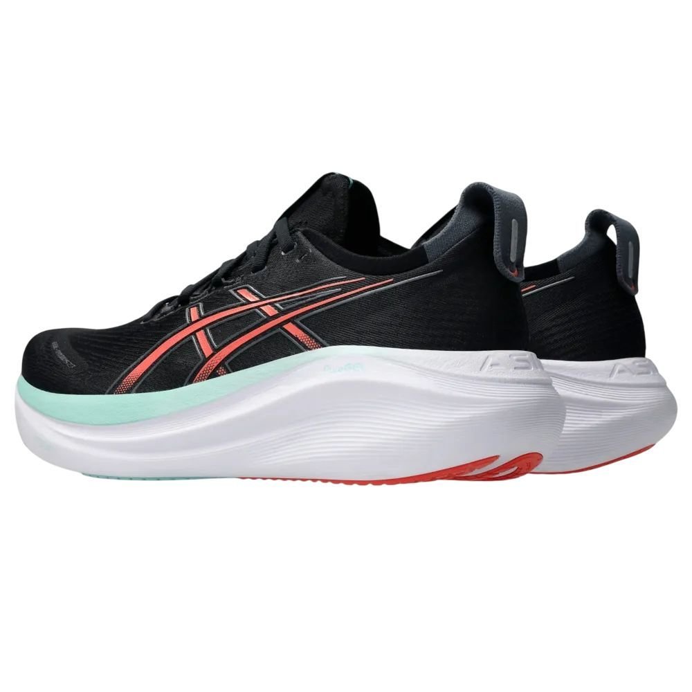 Tênis Asics Gel Nimbus 27 Masculino 1011B958-004 Preto/Coral