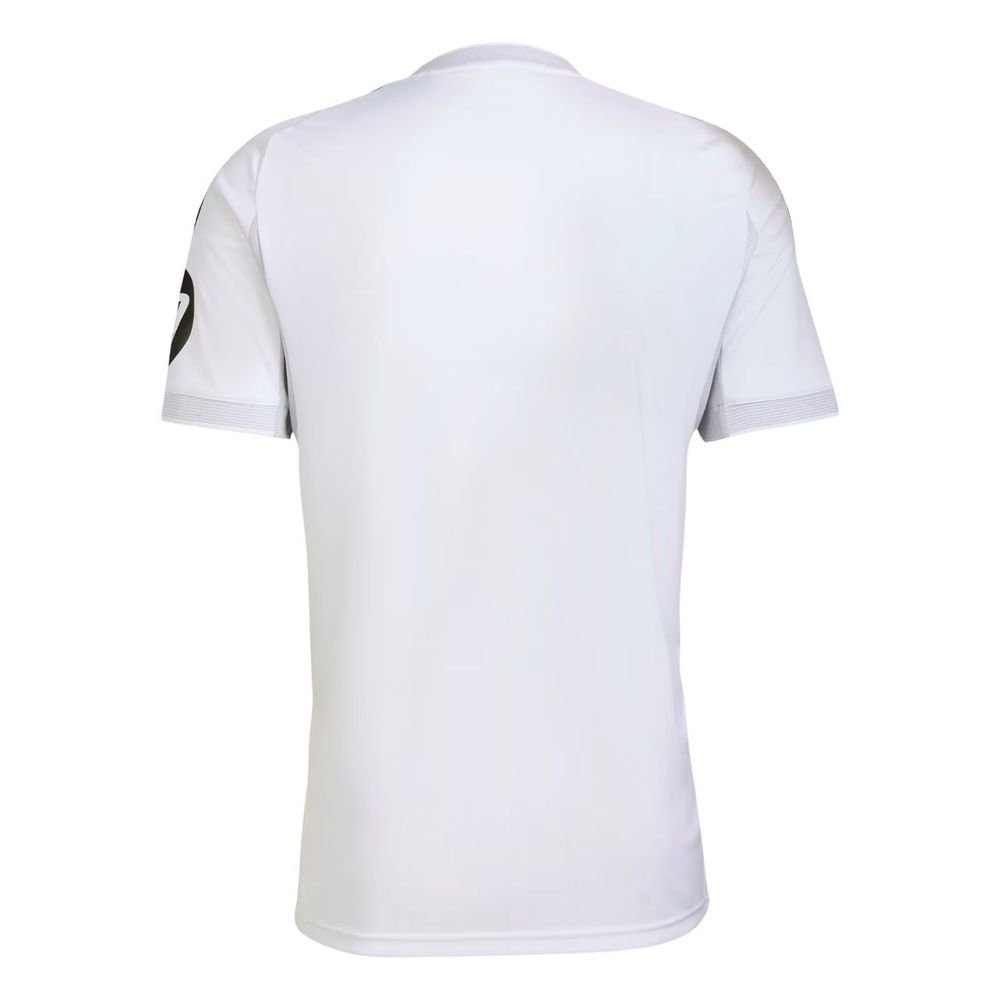 Camiseta Adidas M/C Real Madrid I 25/26 Masculina JJ1931 Branco/Preto