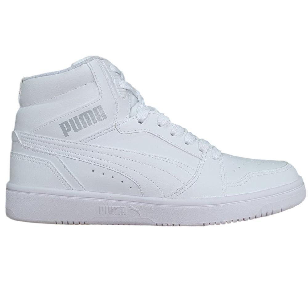 Tênis Puma Rebound V6 BDP Masculino Branco/Cinza