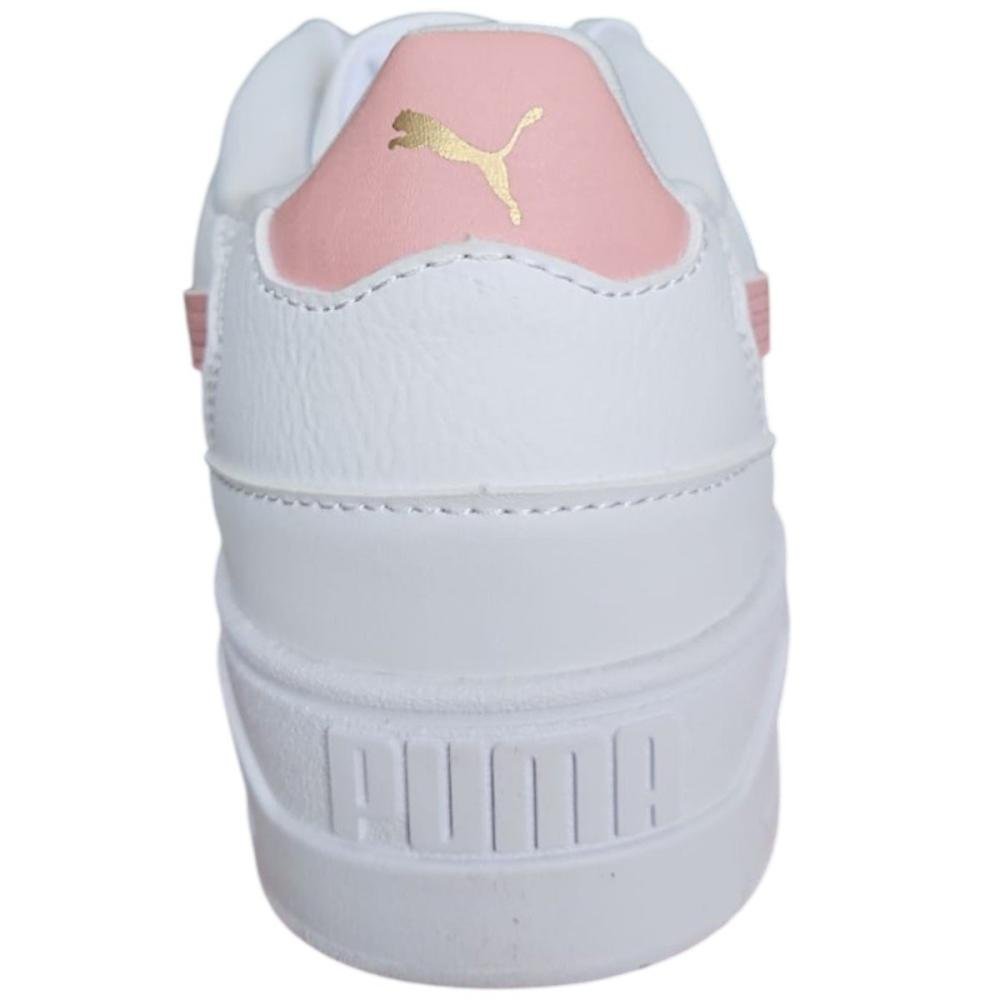 Tênis Puma Shuffle Downtown Feminino Branco/Rosa