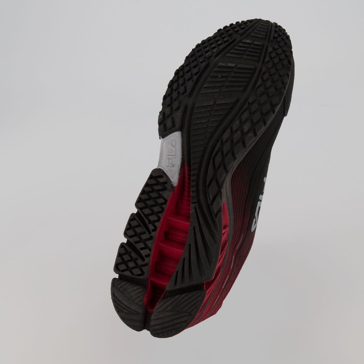 Tênis Fila Cage Python Preto e Vermelho Preto