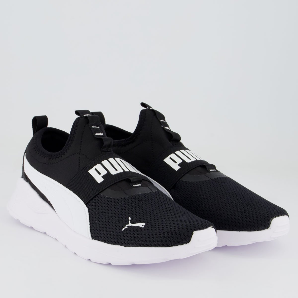 Tênis Puma Anzarun Lite Slip On Preto e Branco