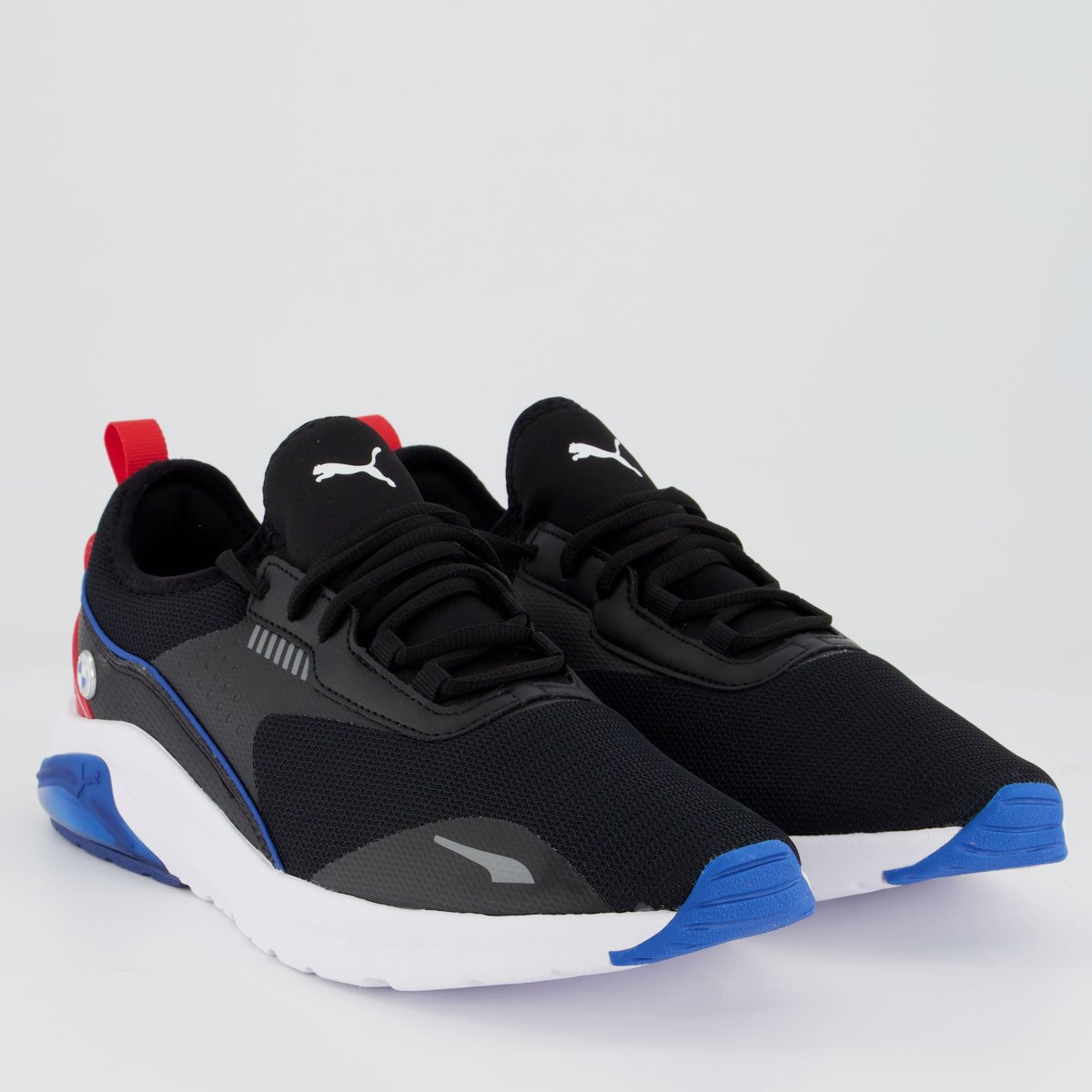 Tênis Puma BMW Motorsport Electron e Pro Preto e Azul Preto