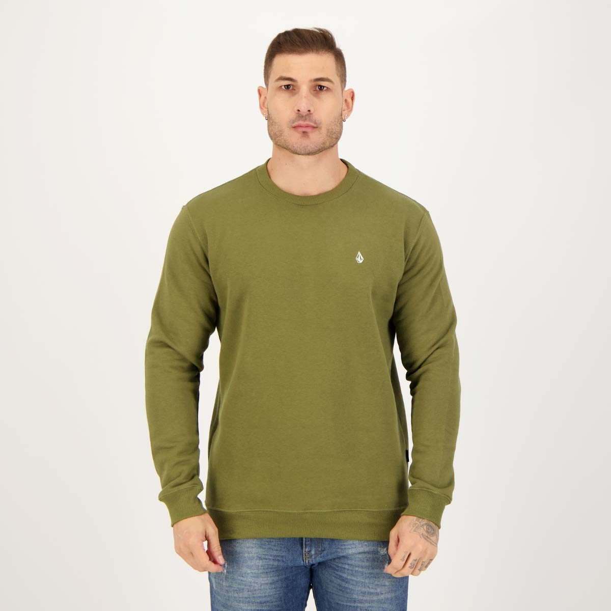 Moletom Volcom Single Stone II Verde Verde