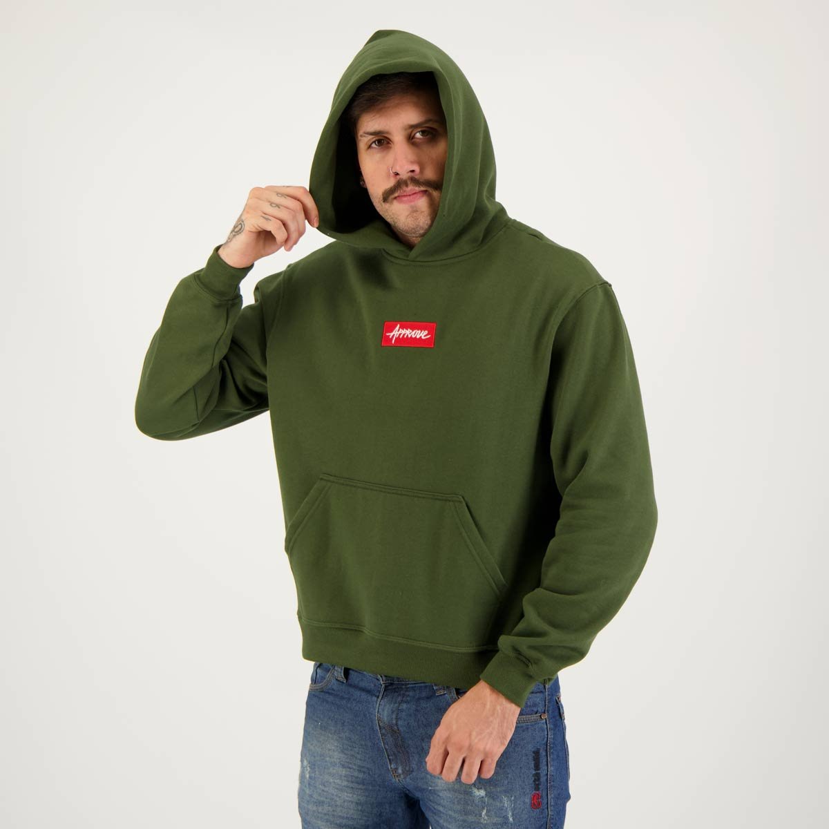 Moletom Approve Box Classic Verde Verde