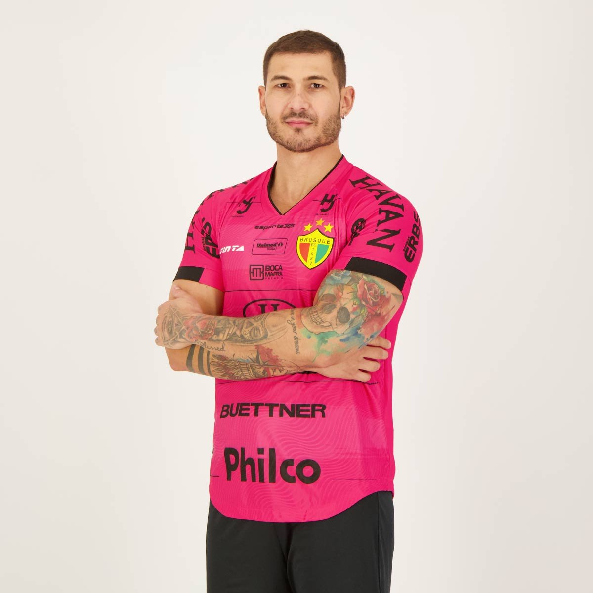 Camisa Finta Brusque Goleiro III 2022 Multicores