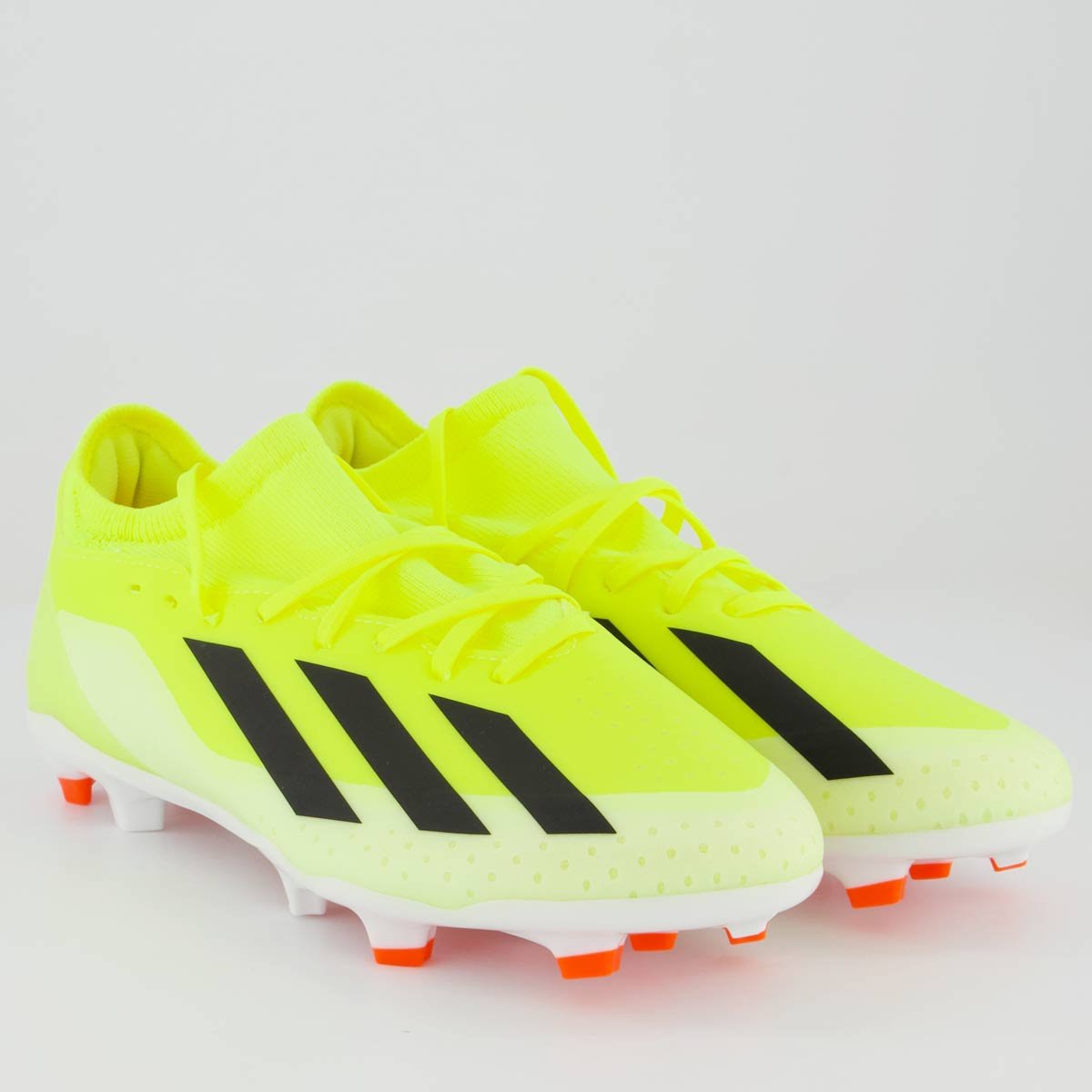 Chuteira Adidas X Crazyfast League 23 Academy FG Campo Amarela Verde
