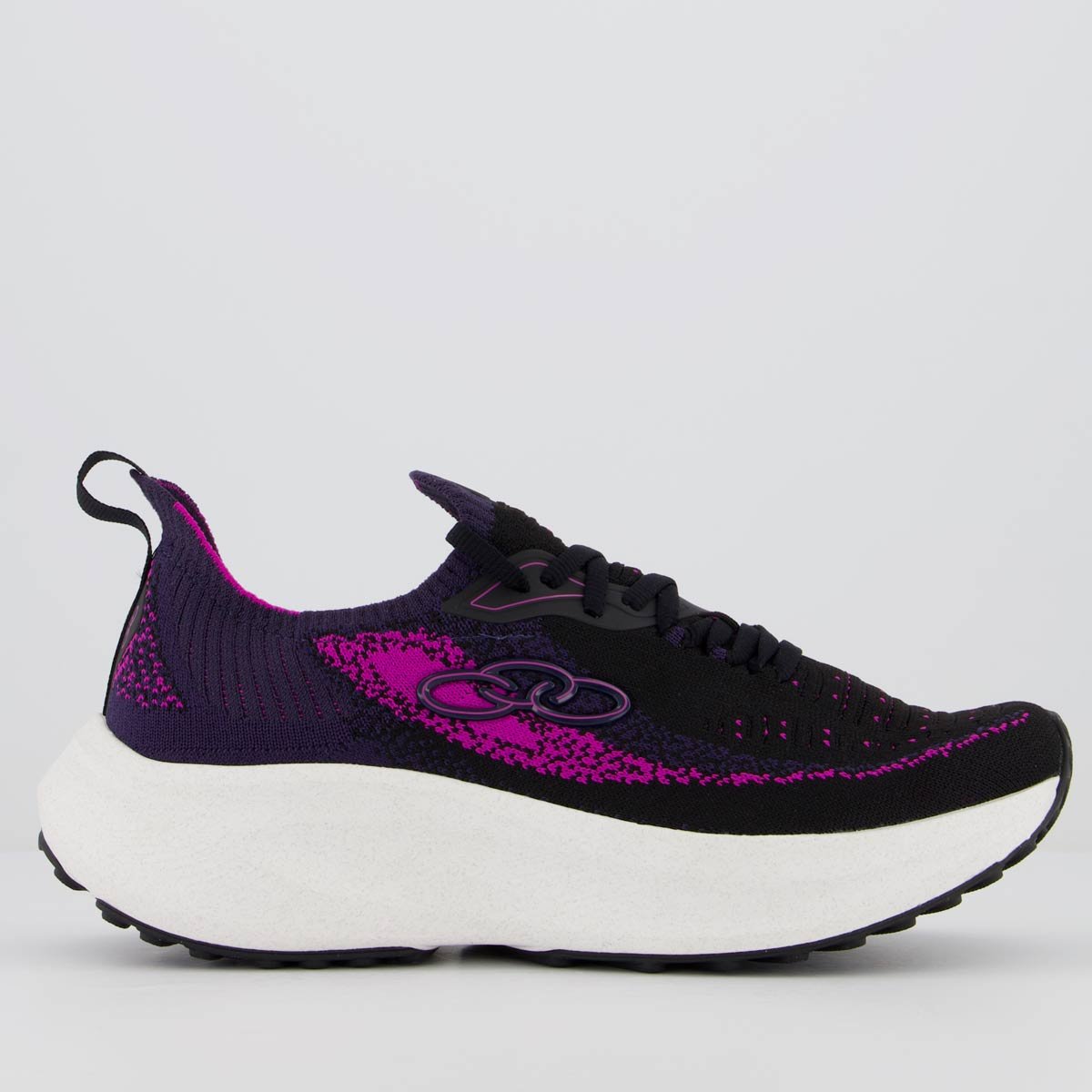 Tênis Olympikus Marez Feminino Preto e Rosa Preto/Rosa