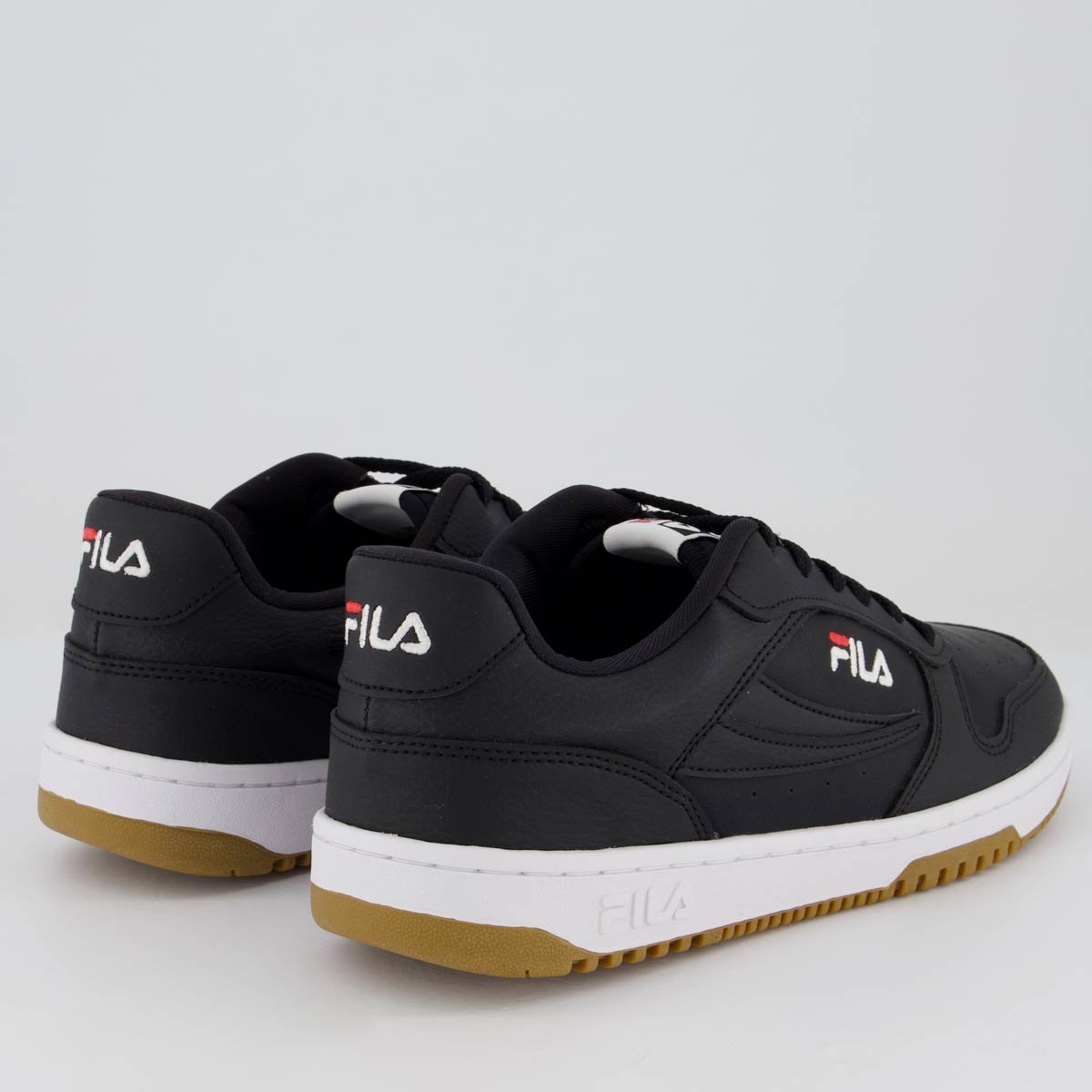 Tênis Fila FX-33 Low Preto e Branco Preto