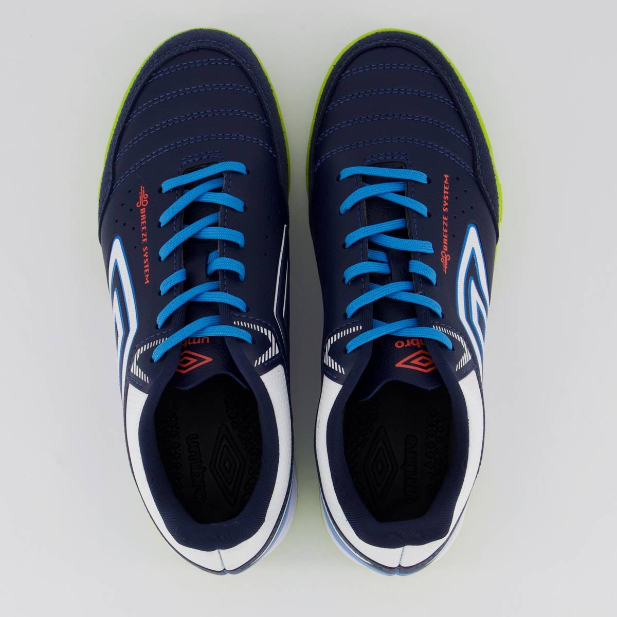 Chuteira Umbro X-Comfort Futsal Marinho e Branco Marinho e Branco