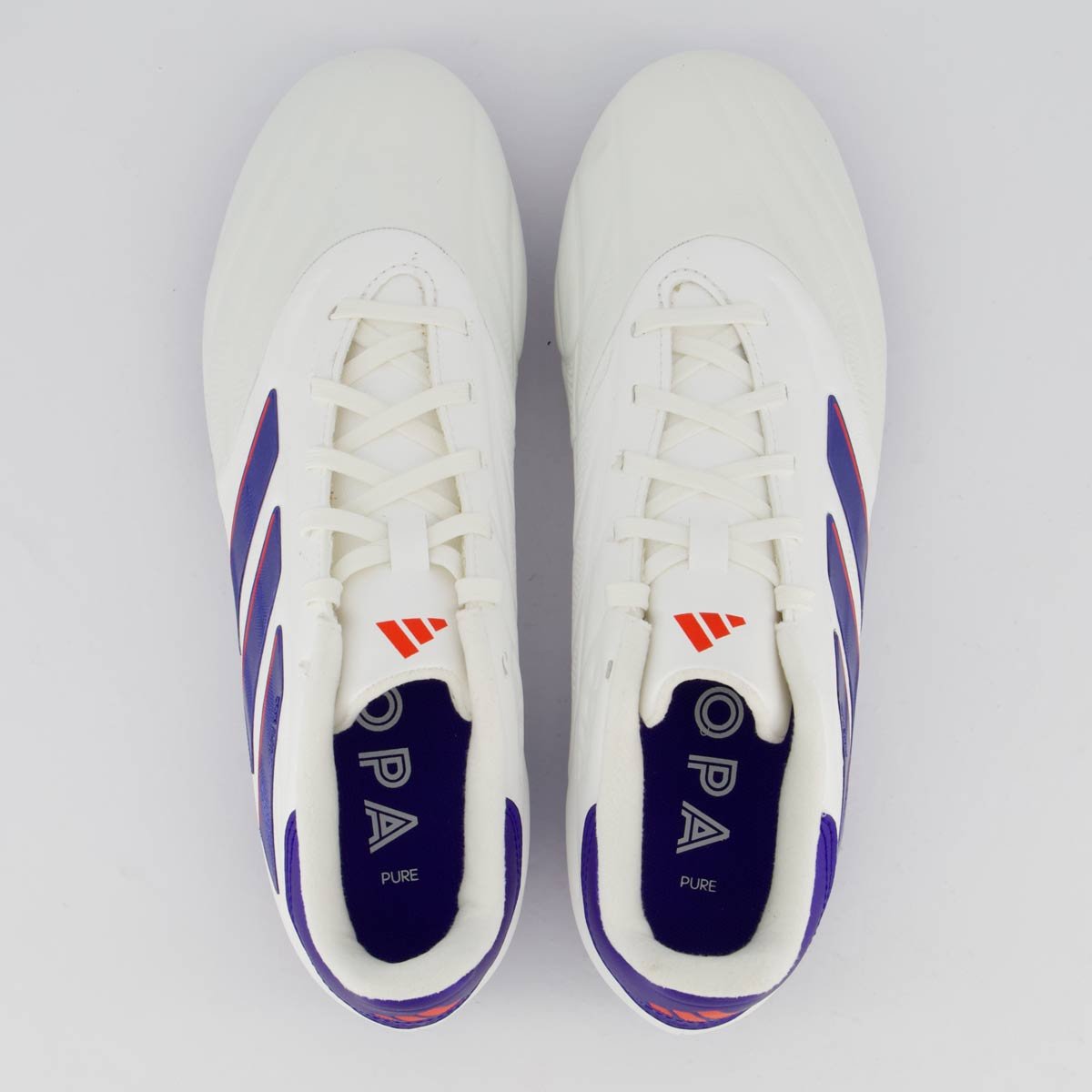 Chuteira Adidas Copa Pure 2 League FG Campo Branca Branco