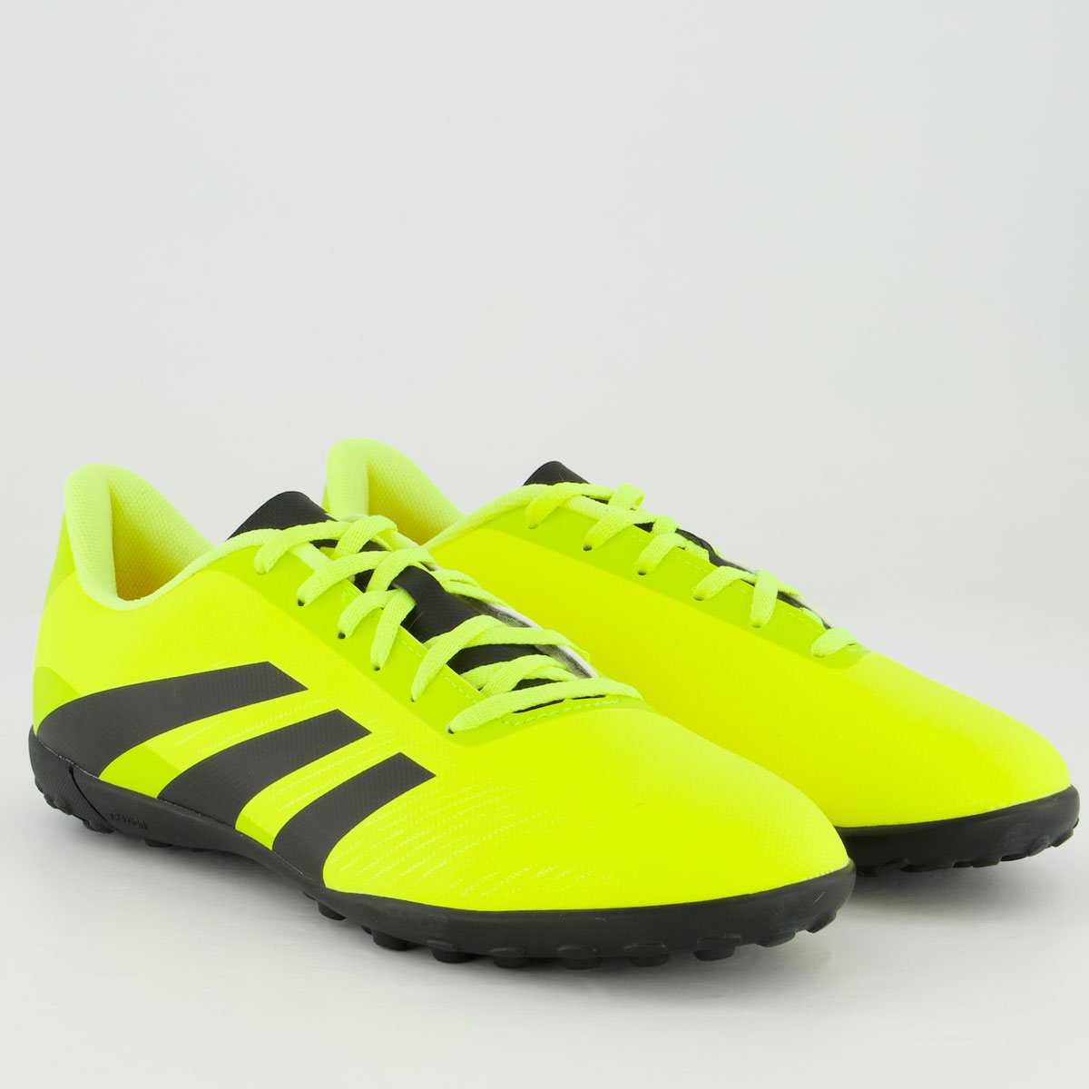 Chuteira Adidas Predator Artilheira 24 Society Juvenil Verde Limão Verde