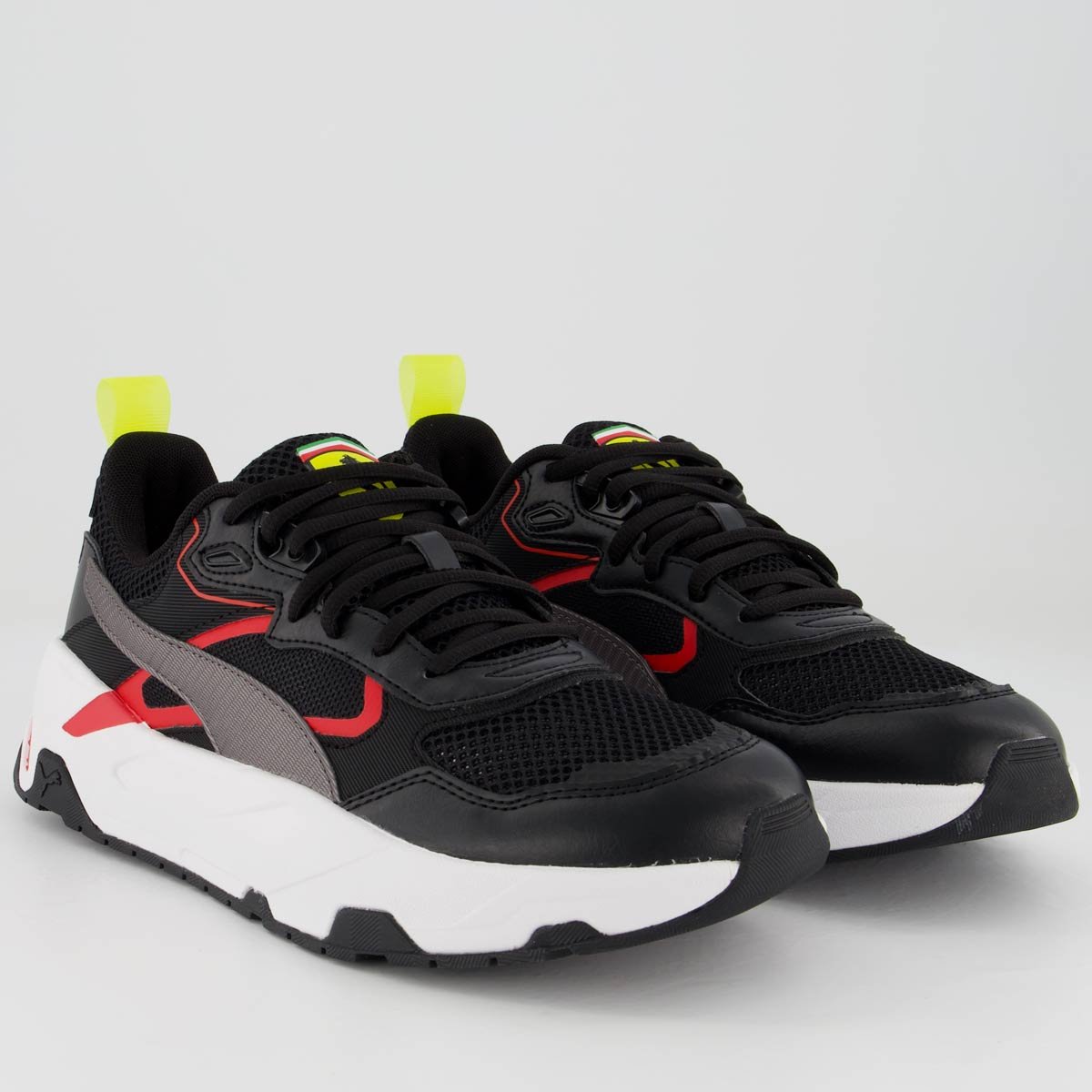 Tênis Puma Scuderia Ferrari Trinity Preto e Vermelho Preto/Vermelho