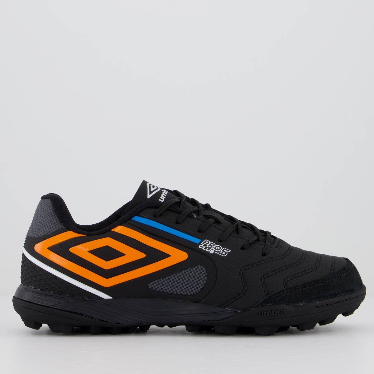 Chuteira Umbro Pro 5 Bump Club Society Preto