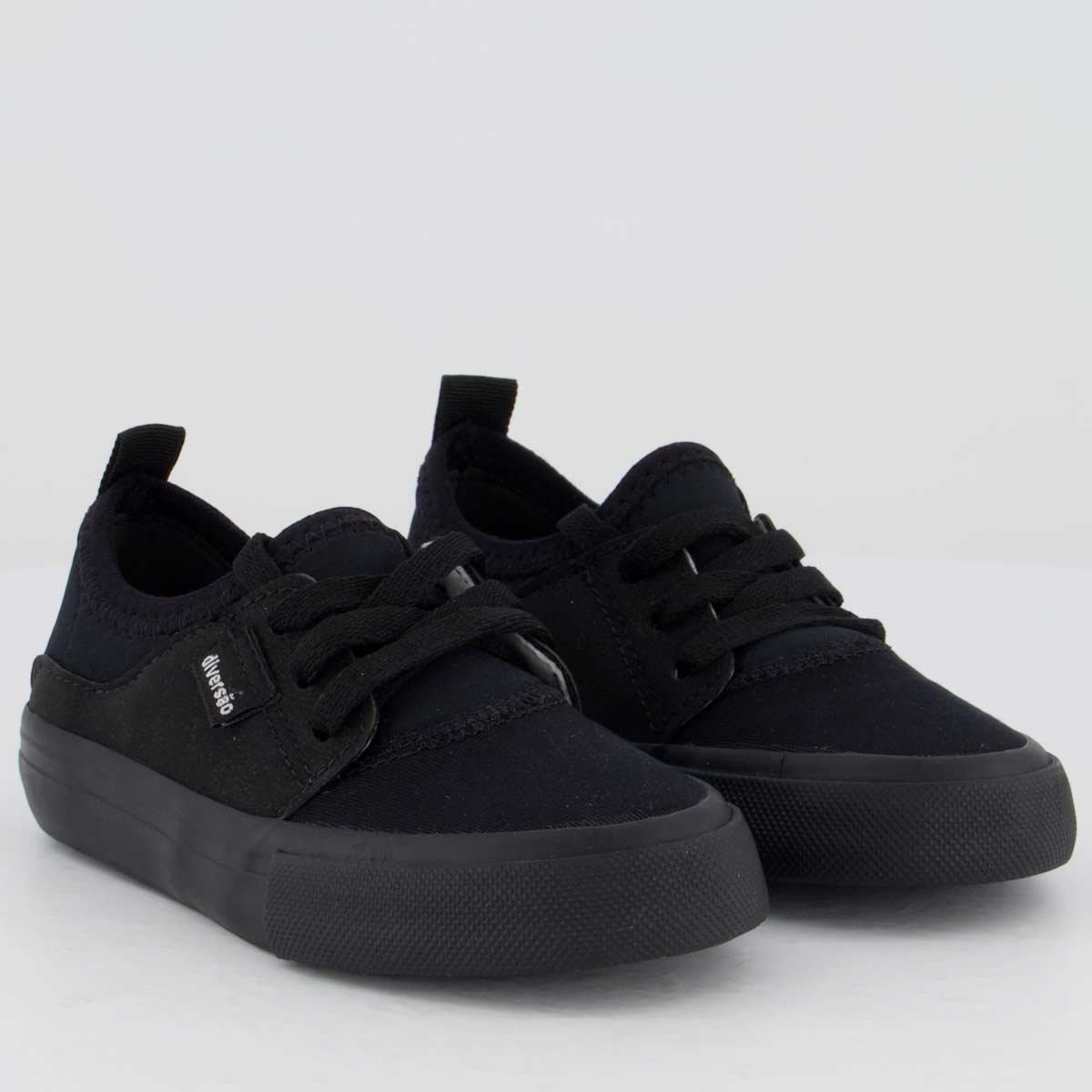 Tênis Diversão Mini Murilo Black Preto