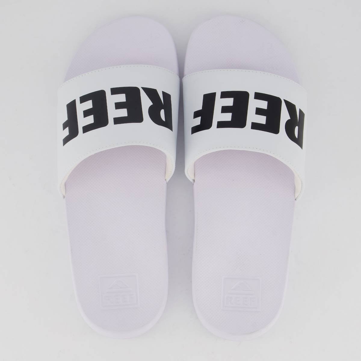 Chinelo Reef One Slide Branco Branco
