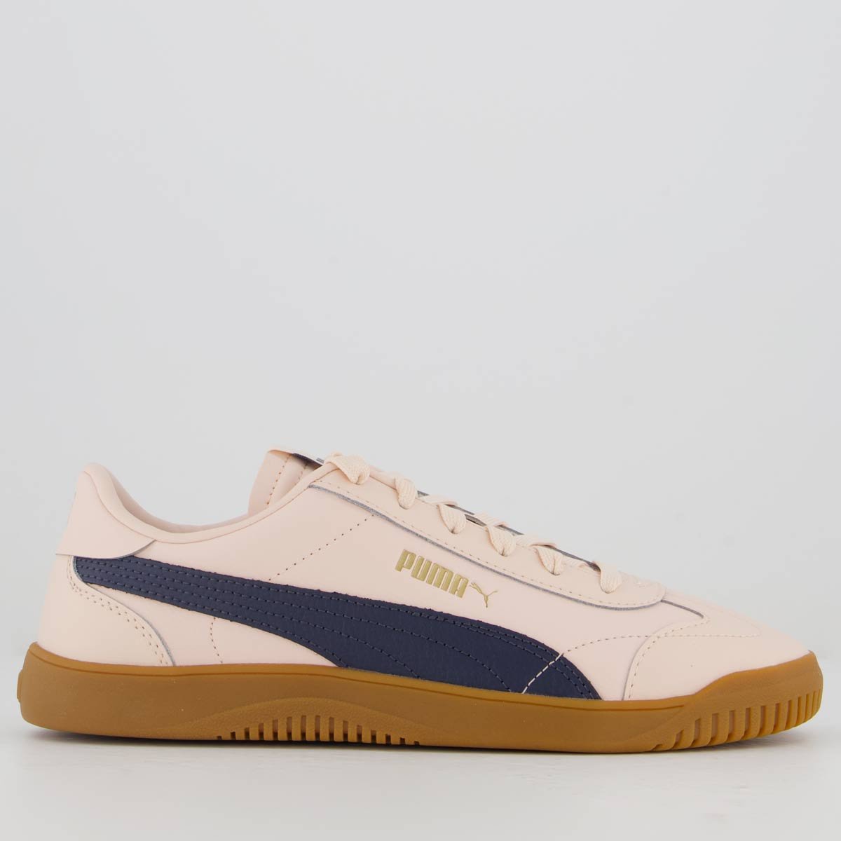 Tênis Puma Club 5V5 Feminino Off White e Azul Off White/Azul