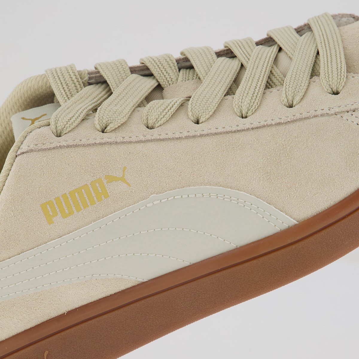 Tênis Puma Smash V2 BDP Bege e Marrom Bege/Marrom
