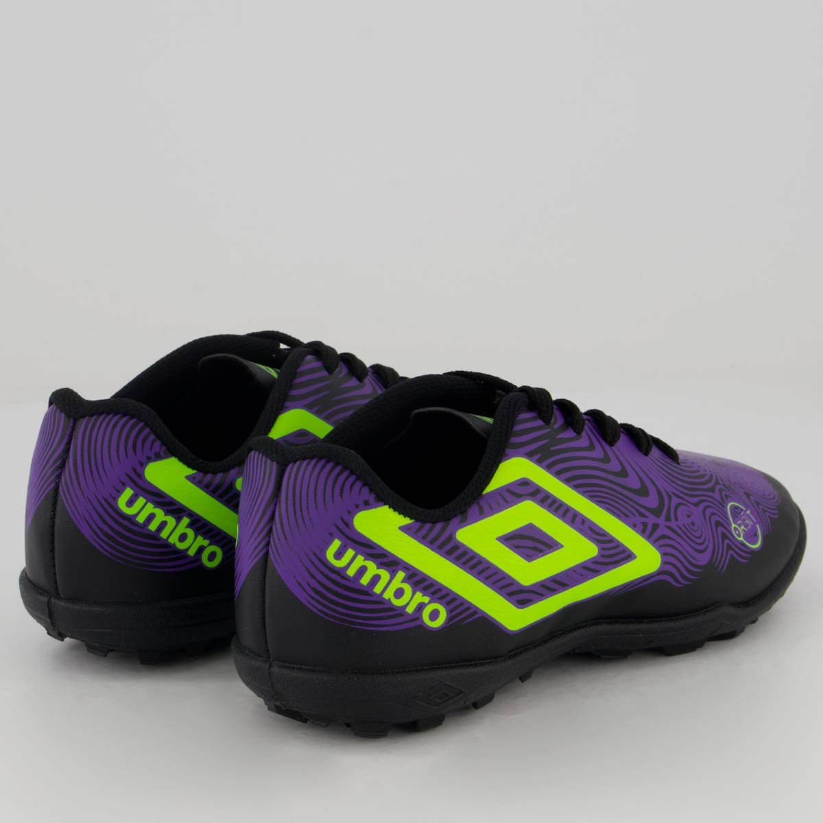 Chuteira Umbro Orbit Society Juvenil Roxa e Verde Roxo/Verde