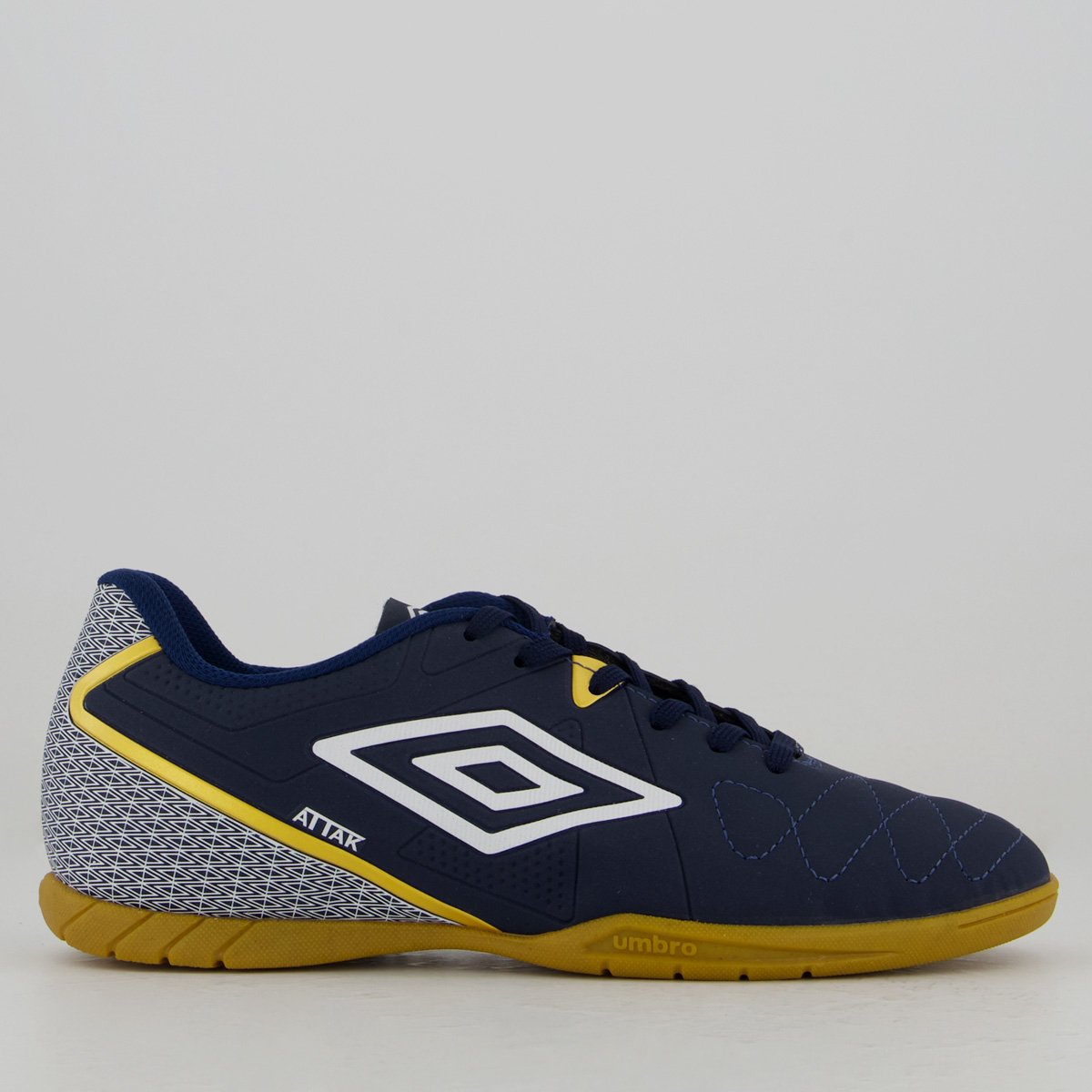 Chuteira Umbro Attak Eternal Futsal Marinho e Bran Marinho/Branco