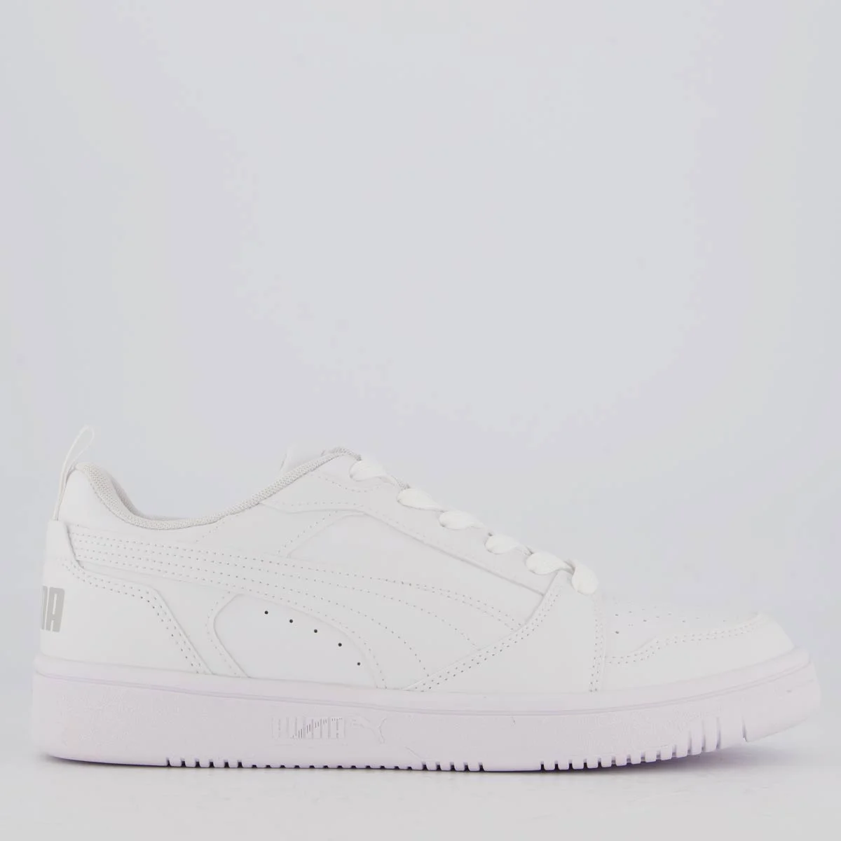 Tênis Puma Rebound V6 Low Branco Branco