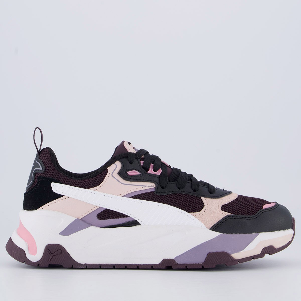 Tênis Puma Trinity Feminino Roxo e Preto Multicores