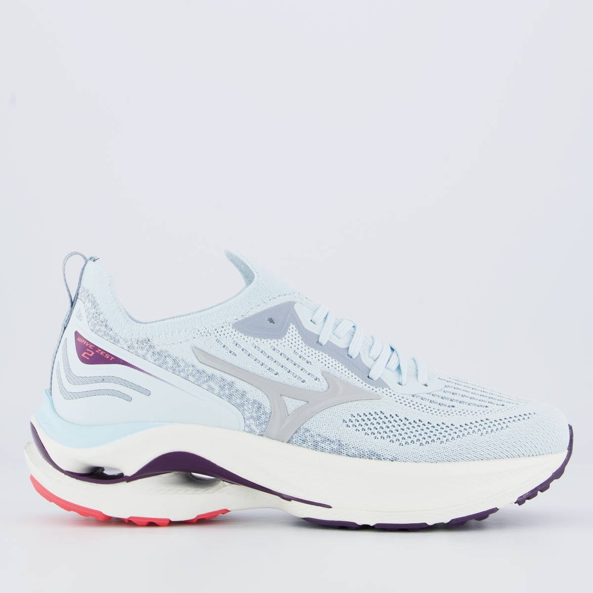 Tênis Mizuno Wave Zest 2 Feminino Azul Claro Azul Claro