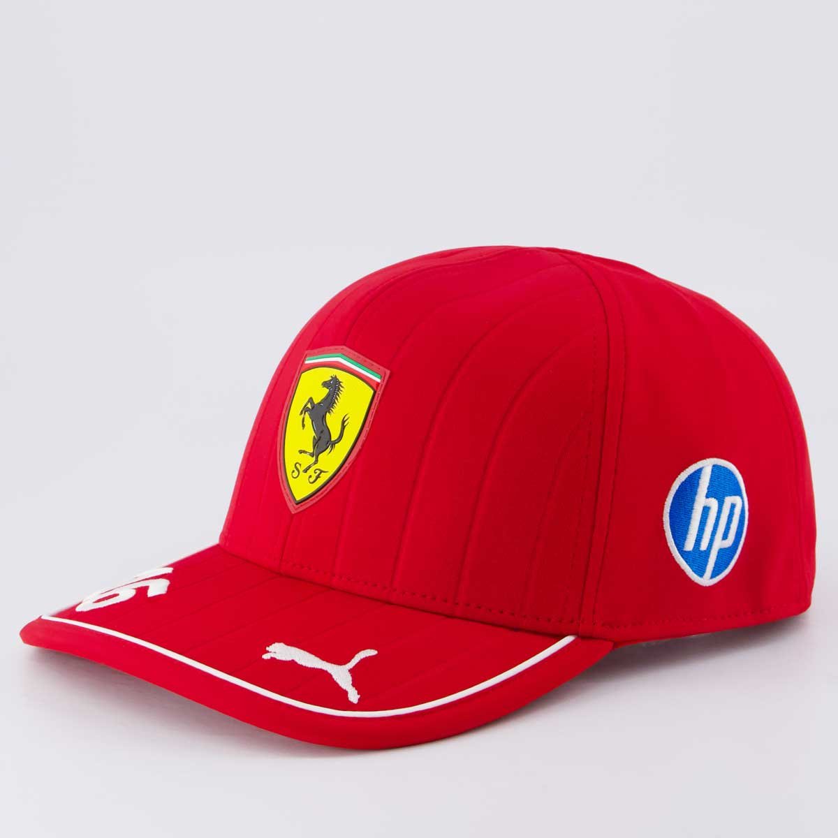 Boné Puma Scuderia Ferrari Driver Leclerc Vermelho Vermelho/Branco