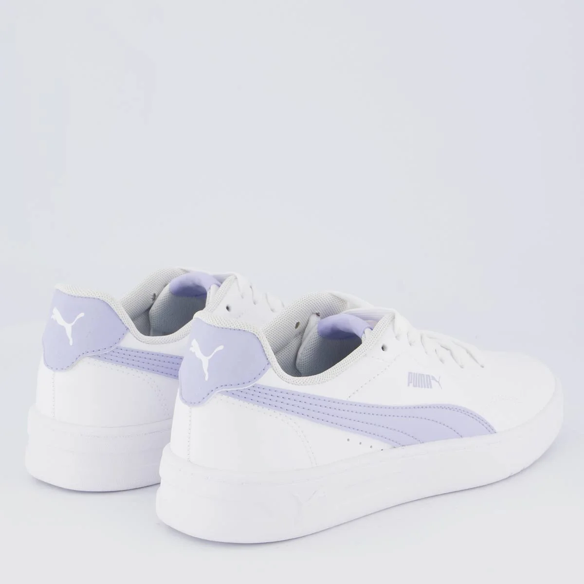Tenis Puma Court Lally BDP Feminino Branco Branco
