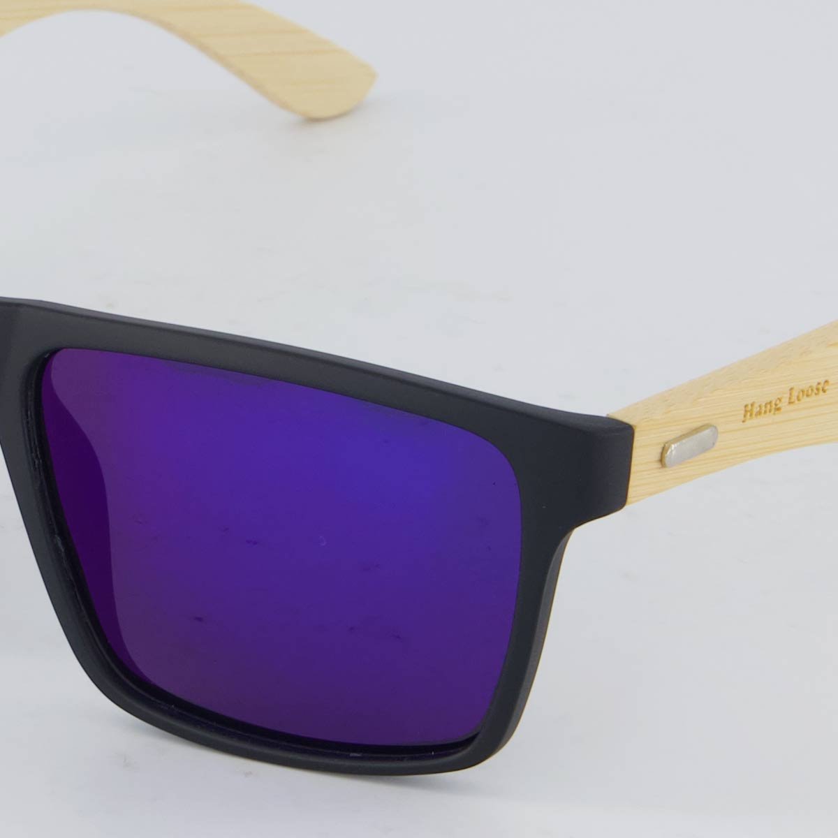 Óculos de Sol Hang Loose Deck Polarizado Preto e Azul Preto