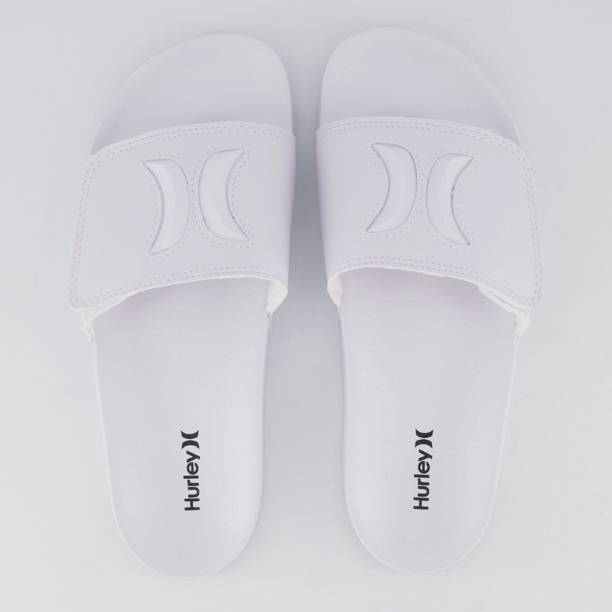 Chinelo Hurley Slide Branco Branco