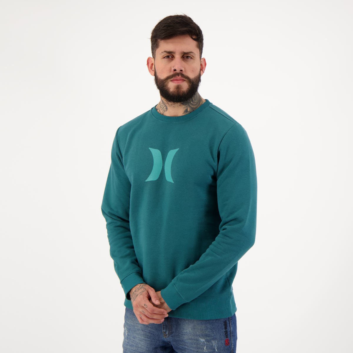 Moletom Verde Hurley Icon Verde