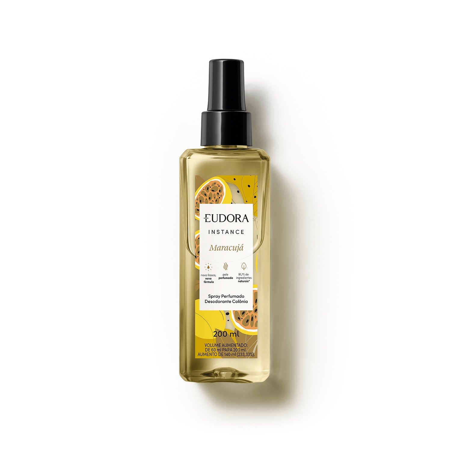 Eudora Instance Desodorante Colônia Maracujá 200ml 200ml