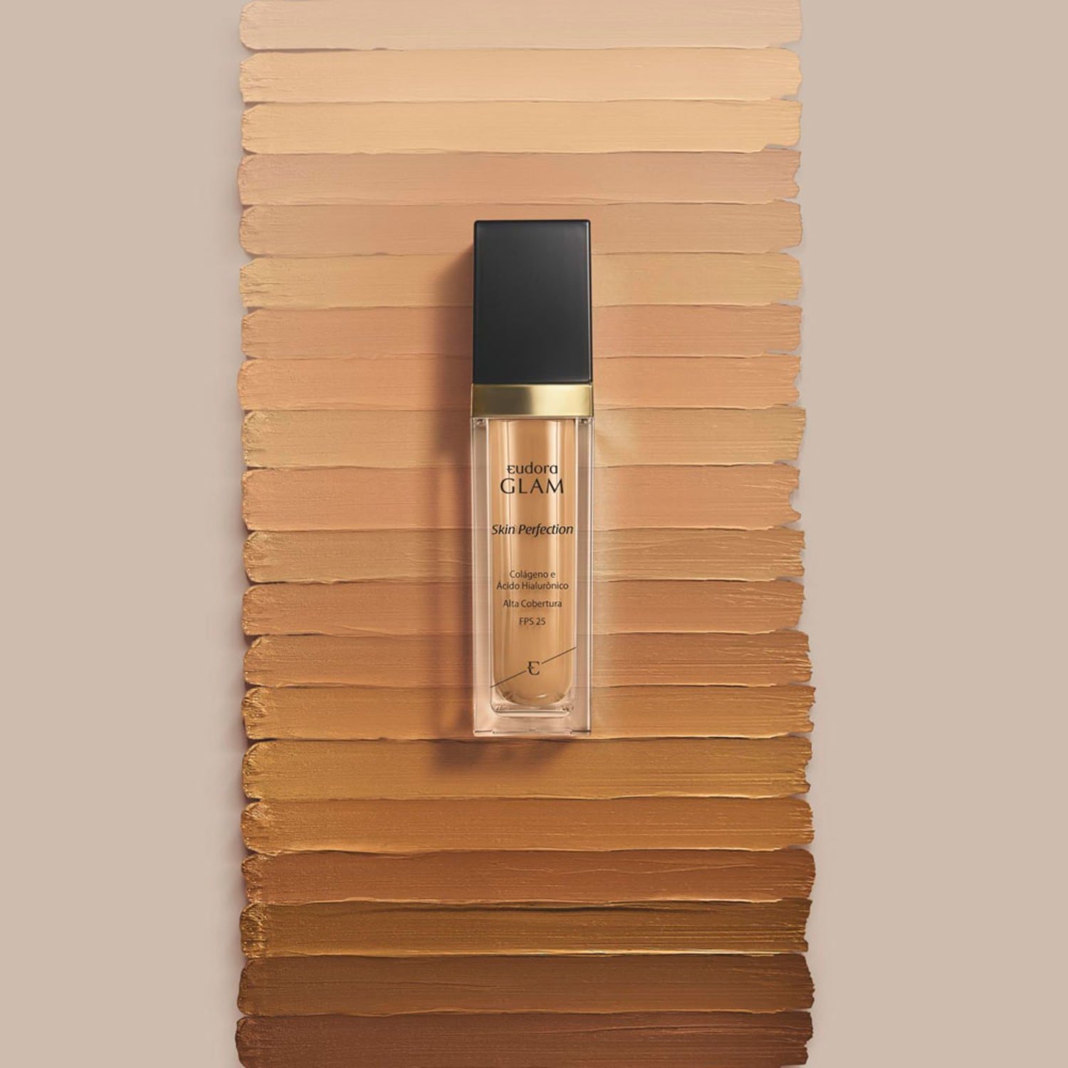 Base Líquida Glam Skin Perfection Cor 35 30ml Cor 35