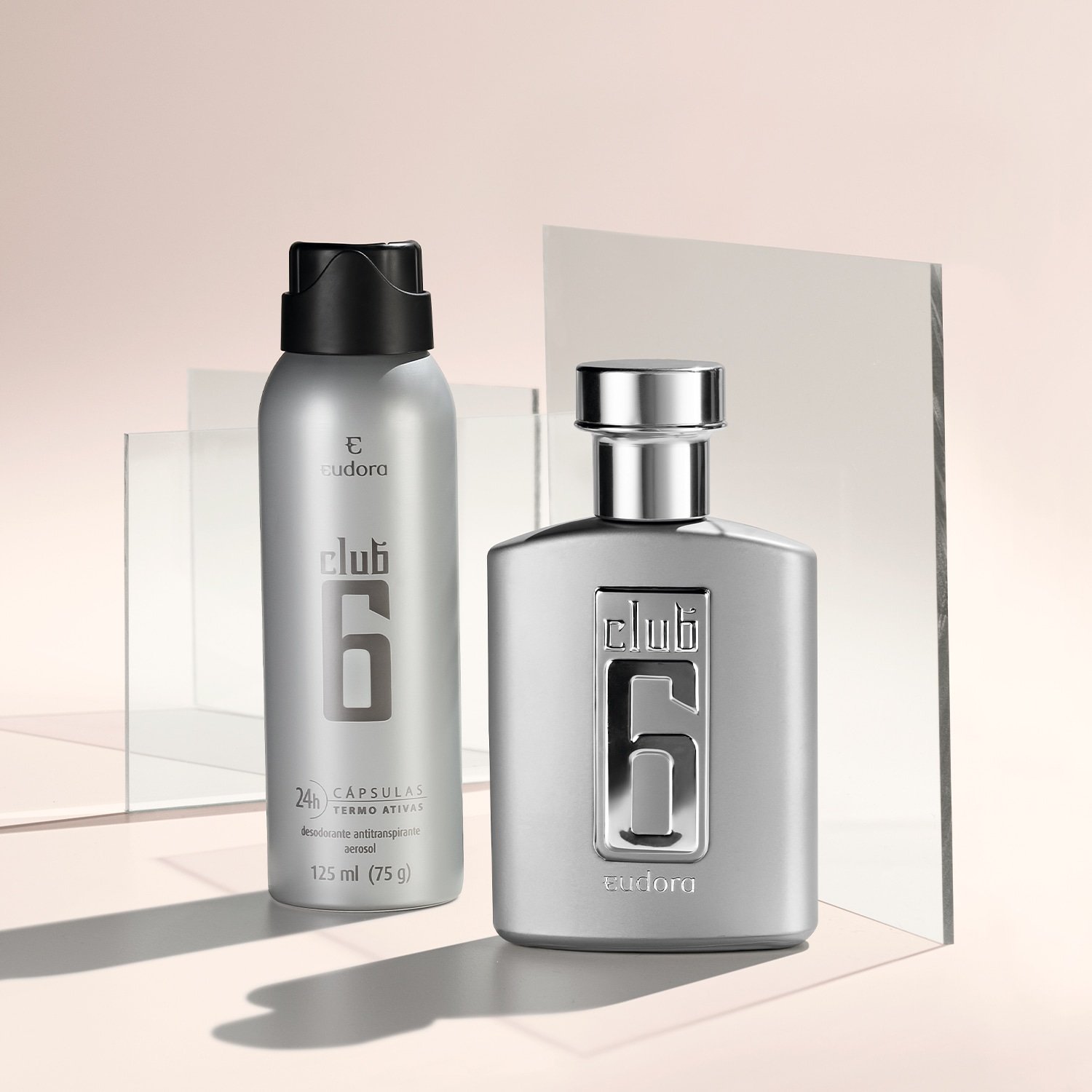 Combo Club 6: Desodorante Colônia 95ml + Desodorante Antitranspirante Aerossol 125ml ÚNICO