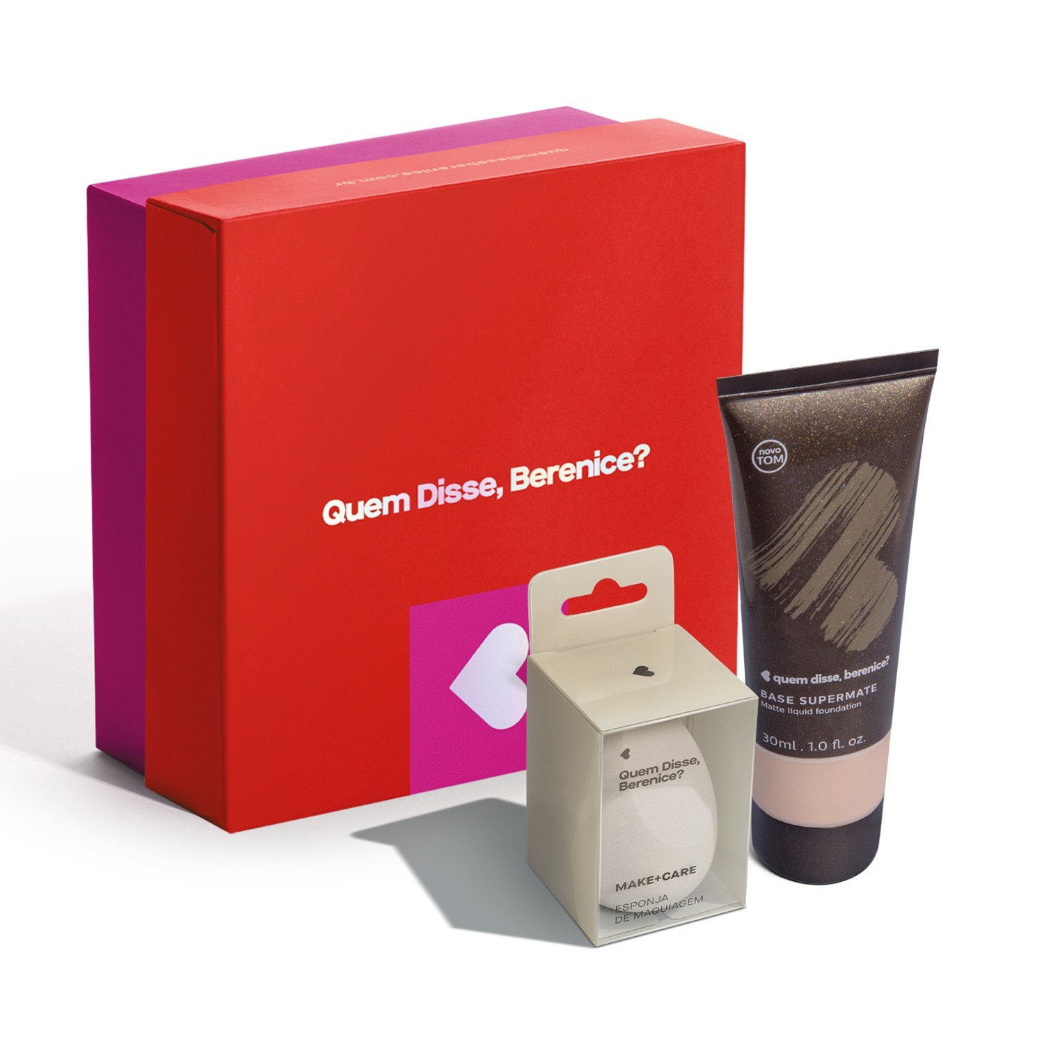 Combo Base Líquida Supermate Cor 03F 30ml + Esponja Para Maquiagem ...