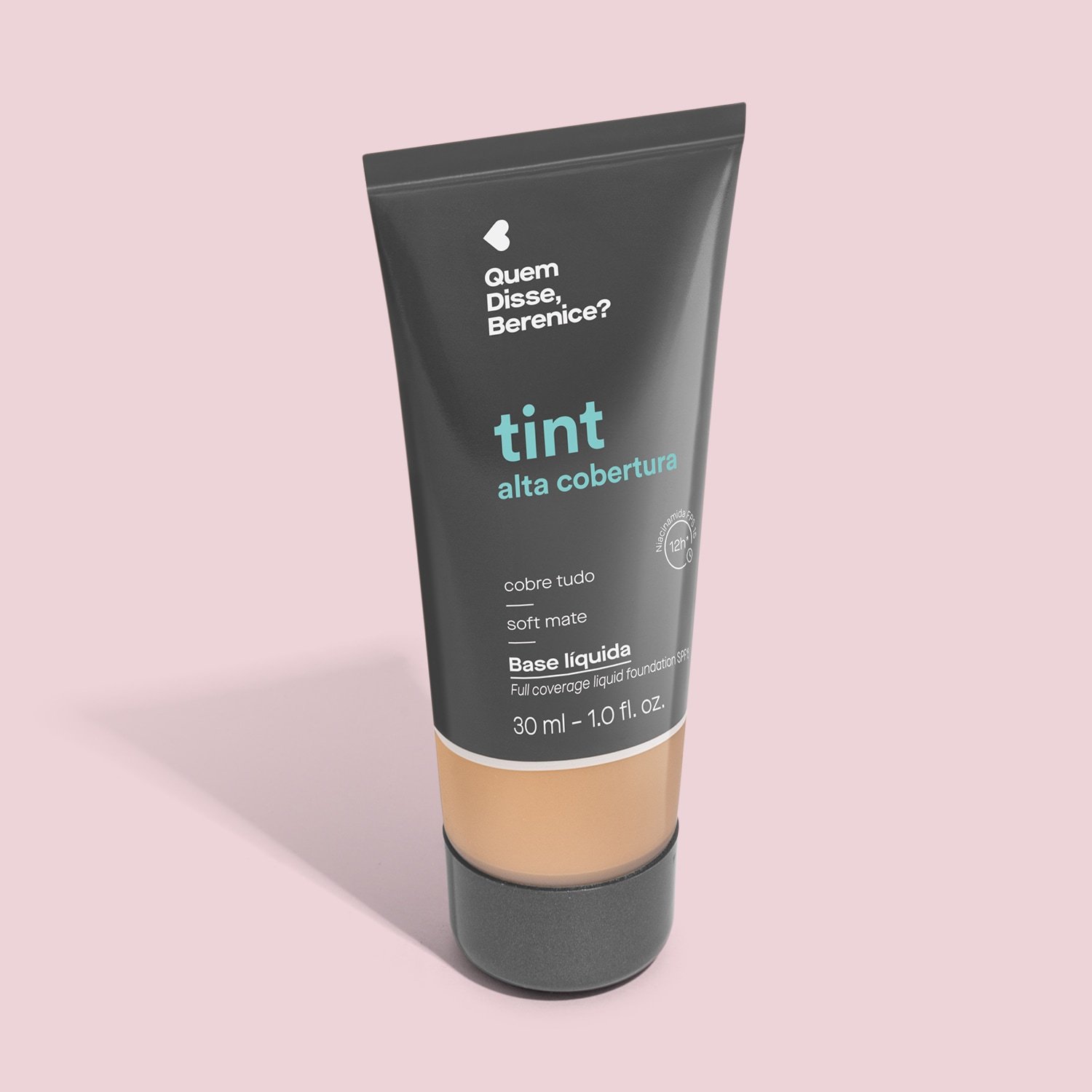 Quem Disse, Berenice? Base Tint Alta Cobertura Cor 215Q 30ml 215Q