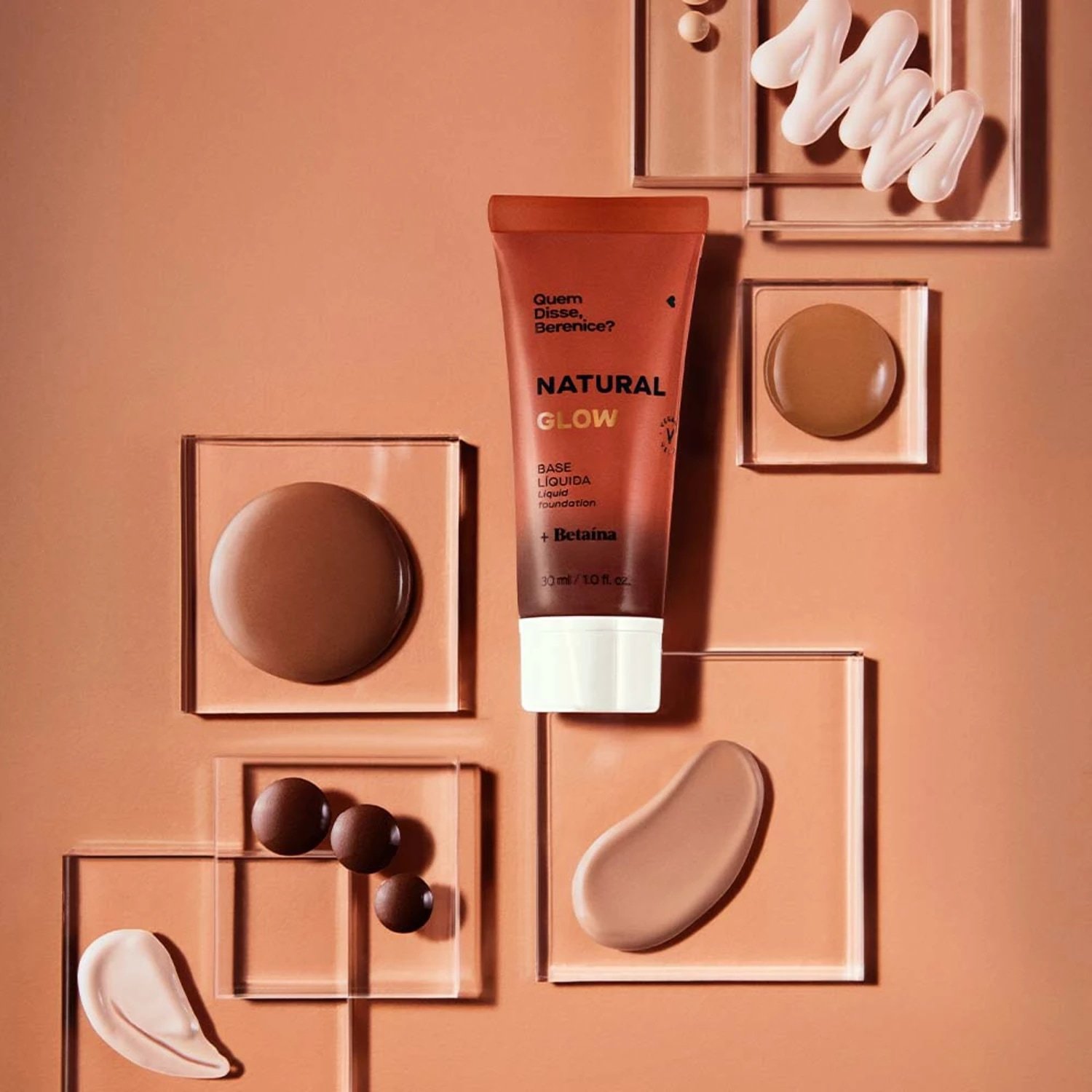 Base Líquida Natural Glow Cor 17Q 30g Marrom