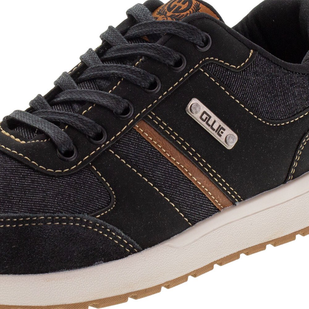 SAPATÊNIS MASCULINO NAPOLES OLLIE - 70570 Preto