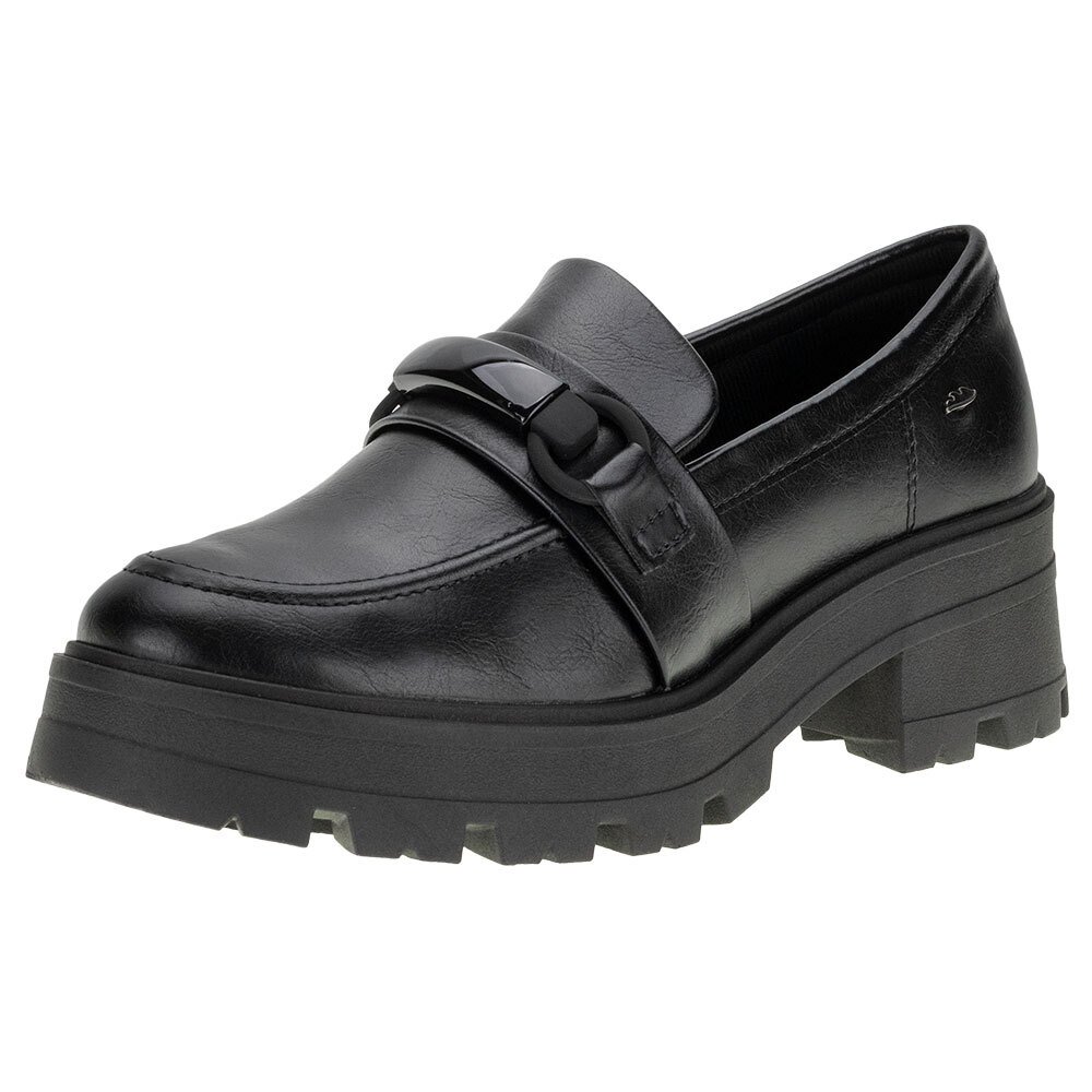 MOCASSIM FEMININO TRATORADO DAKOTA - G5963 Preto